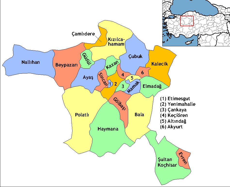 Akyurt Map