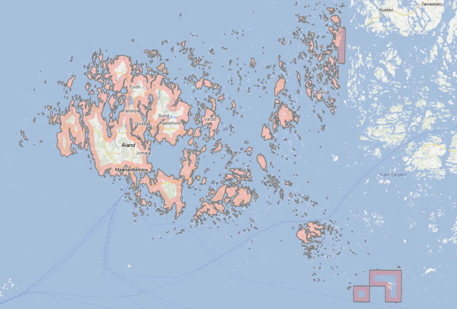 Aland Islands Map