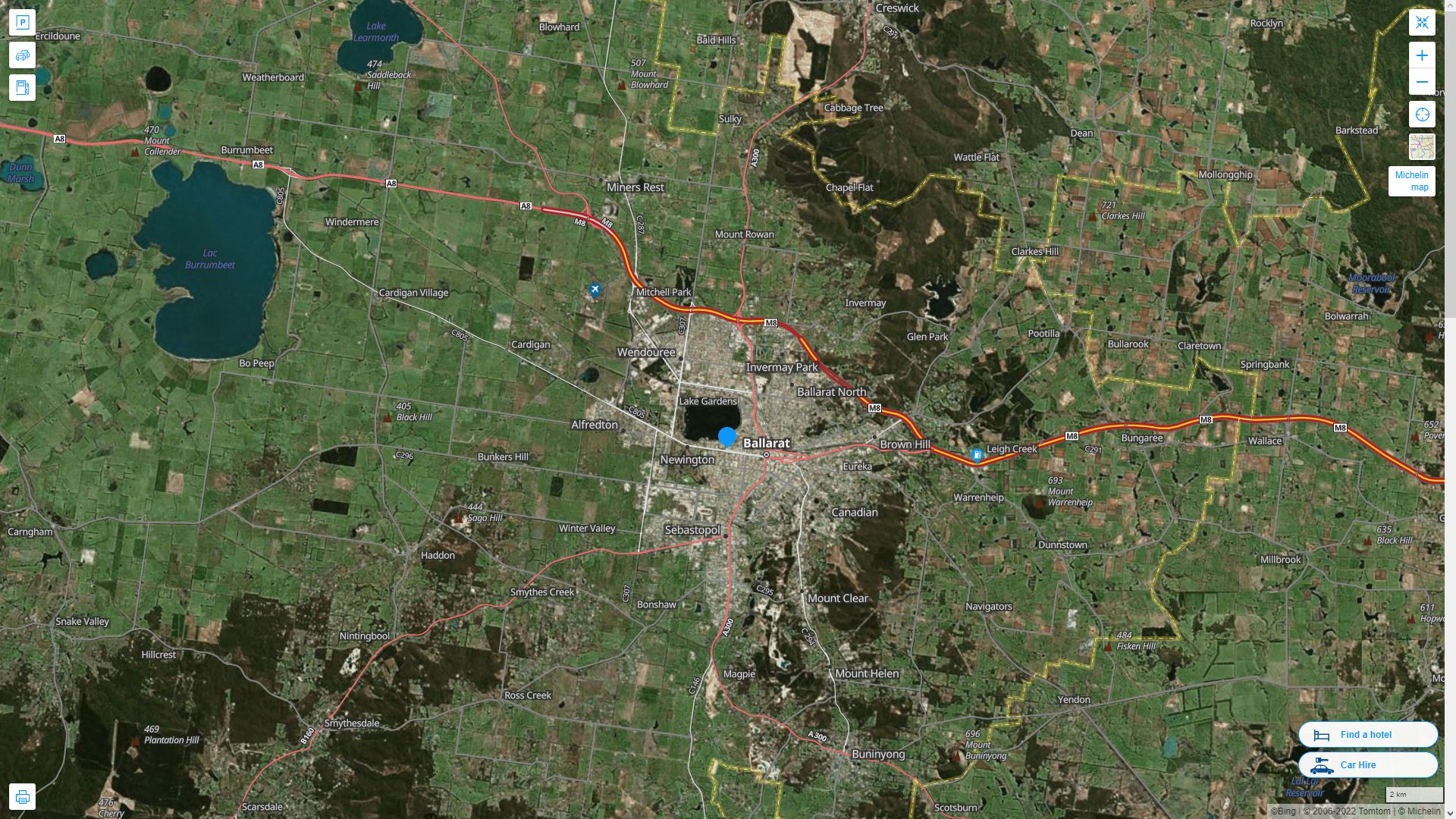 Ballarat Map