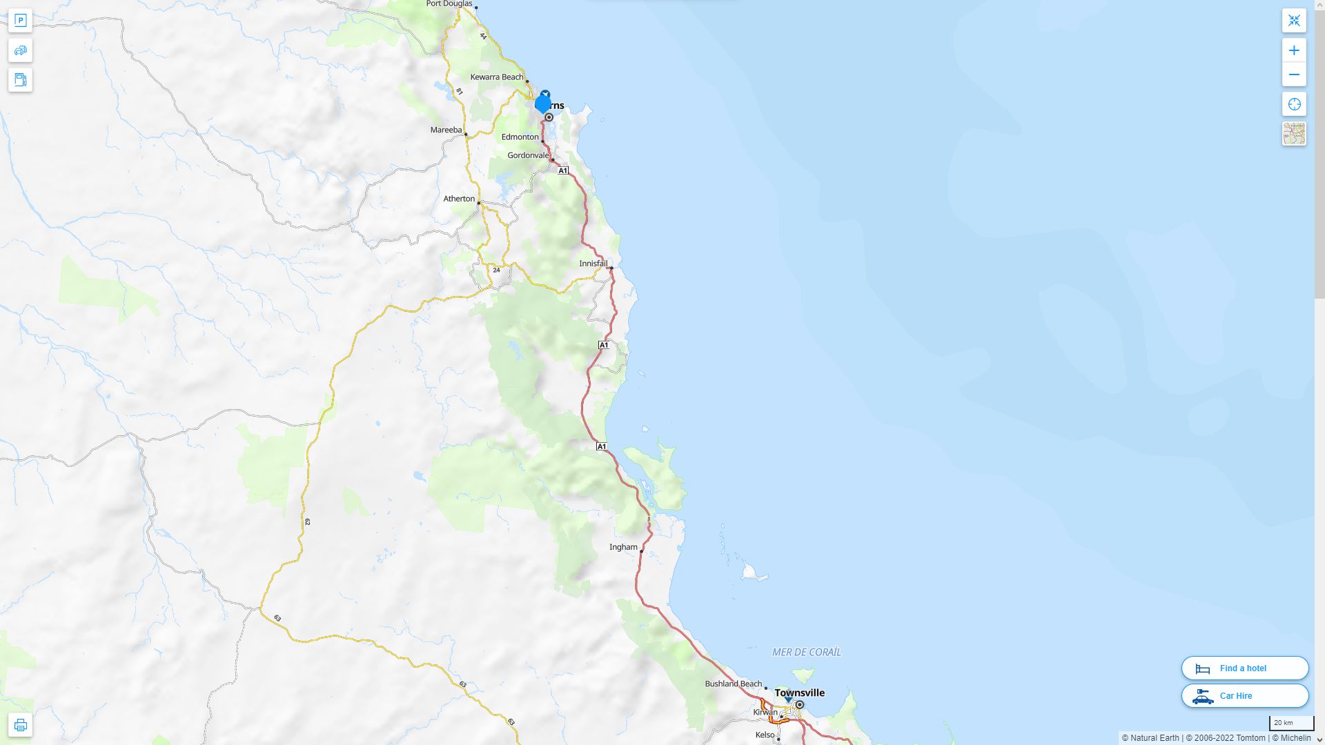 Cairns Map