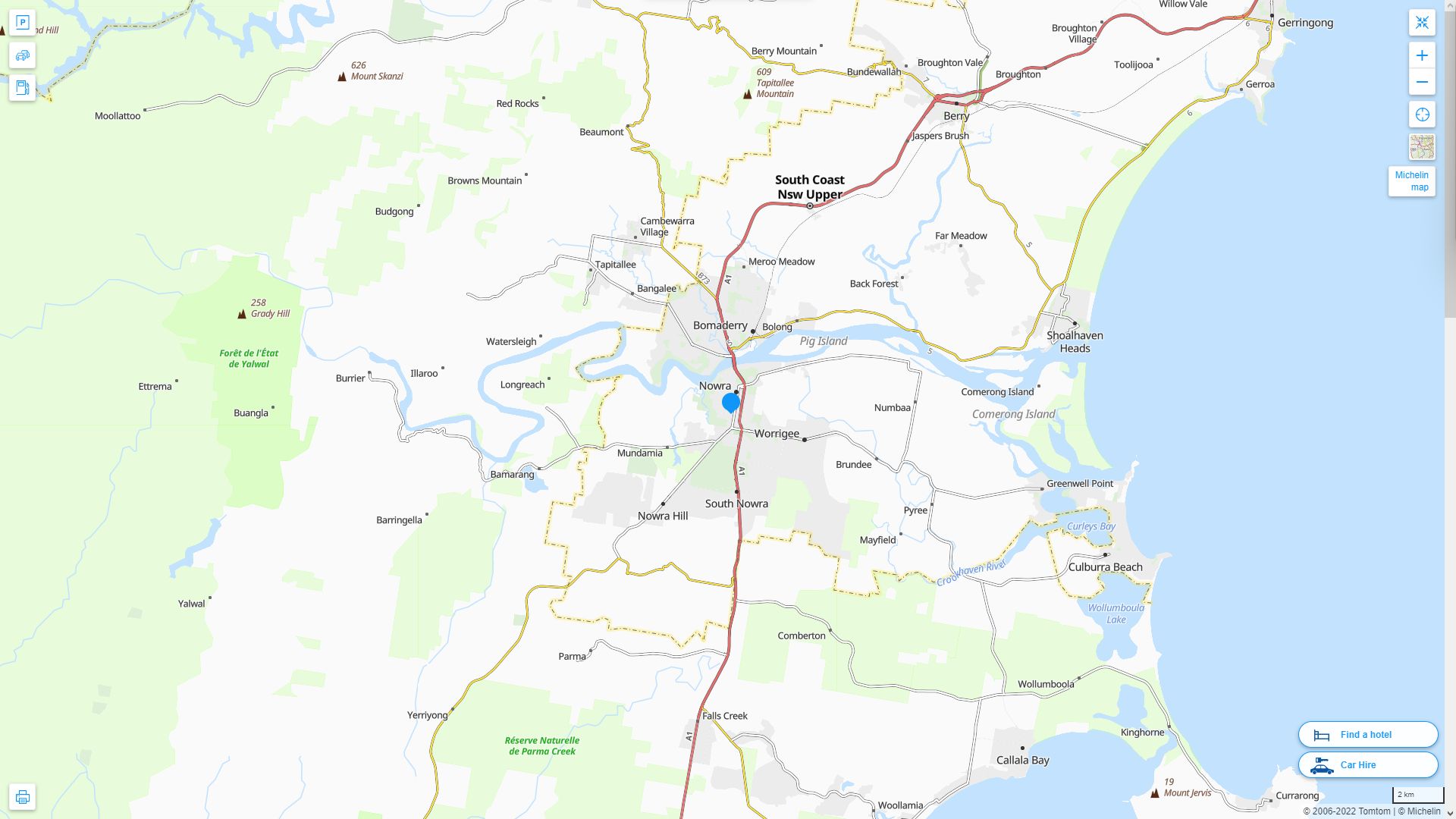 Nowra Map