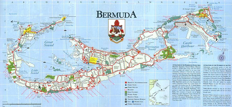 Bermuda Map USA