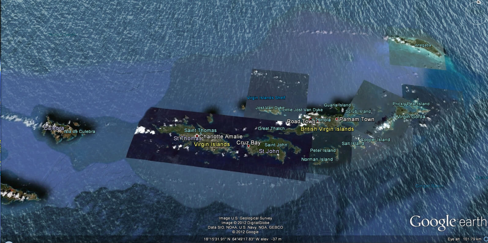 British Virgin Islands Map