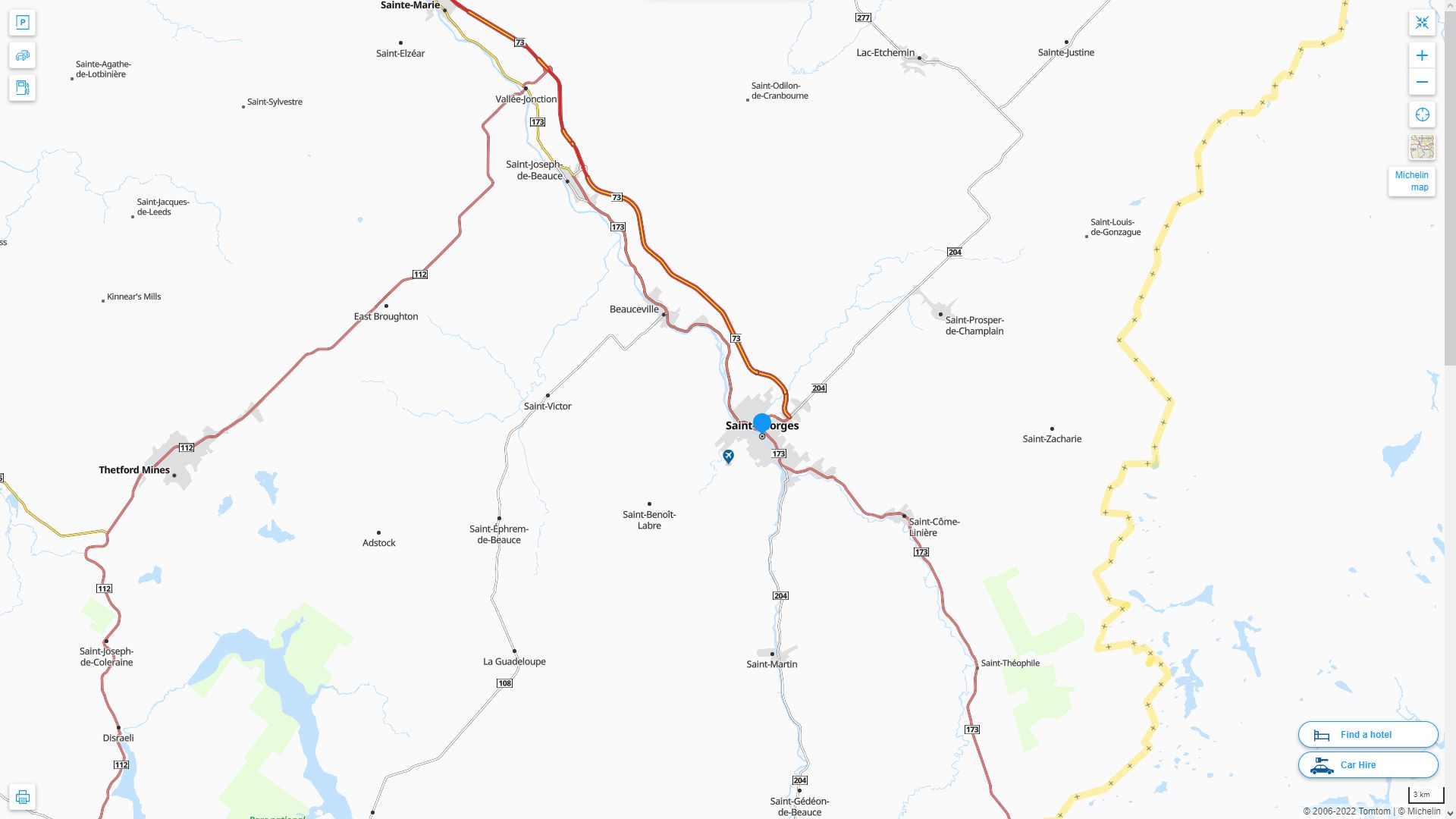 Saint Georges Map