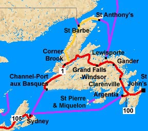 St. John's Map