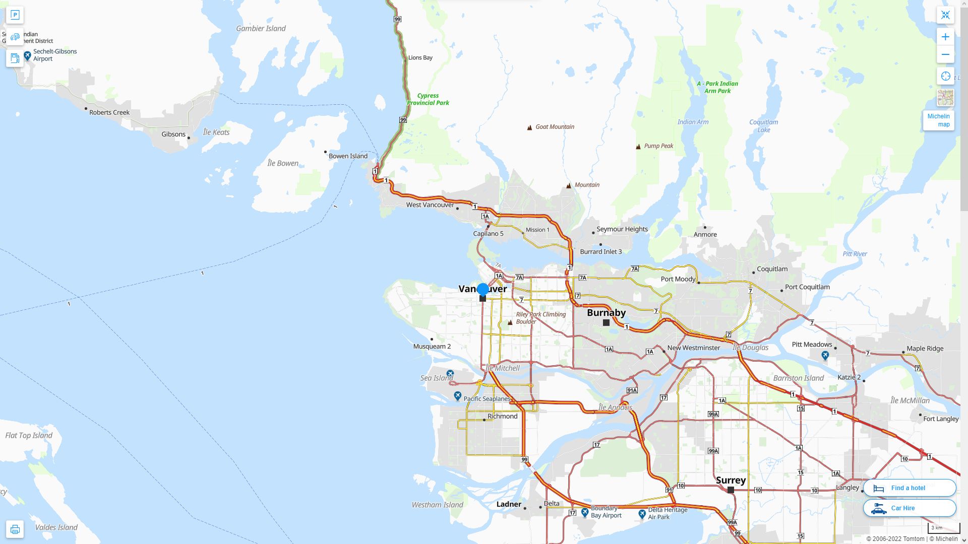 Vancouver Map