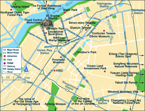 Harbin Map