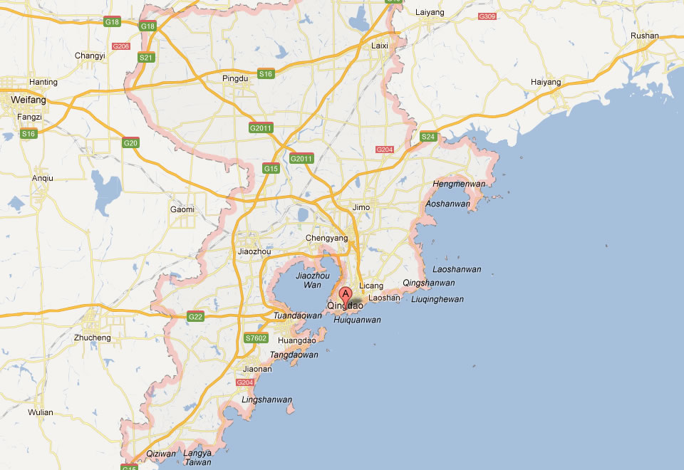 Qingdao Map