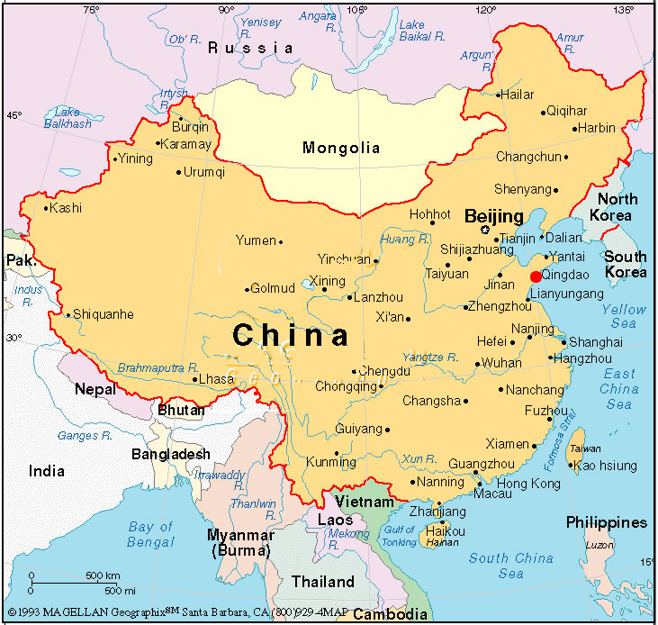 Qingdao Map