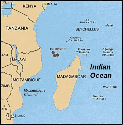 Comoros Map