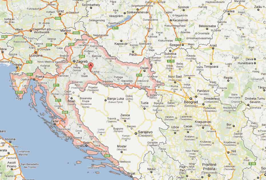 Croatia Map