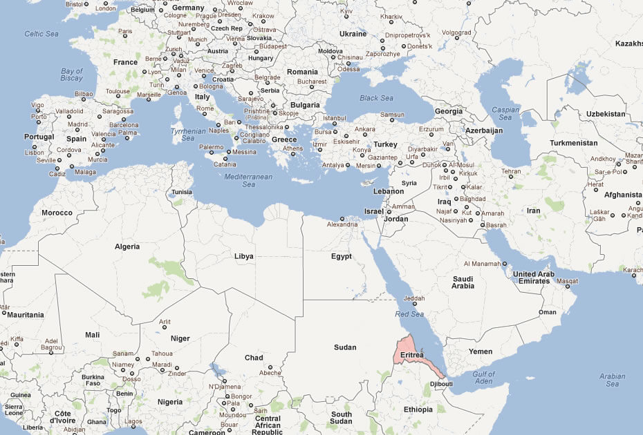 Eritrea Map