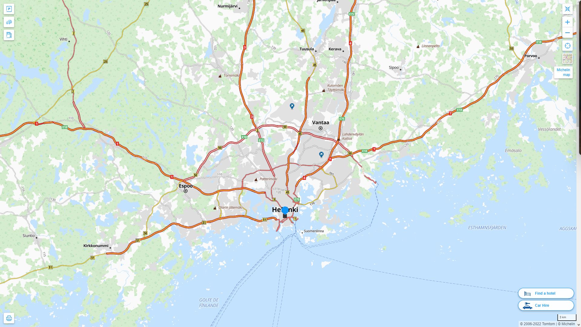 Helsinki Map