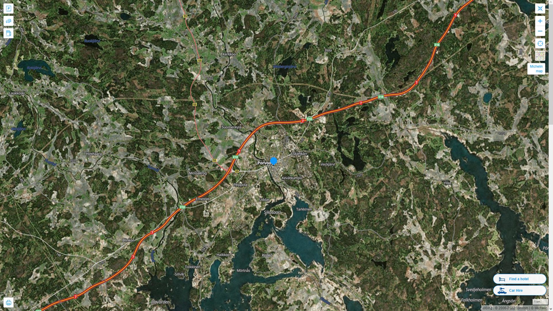 Porvoo Map - Finland