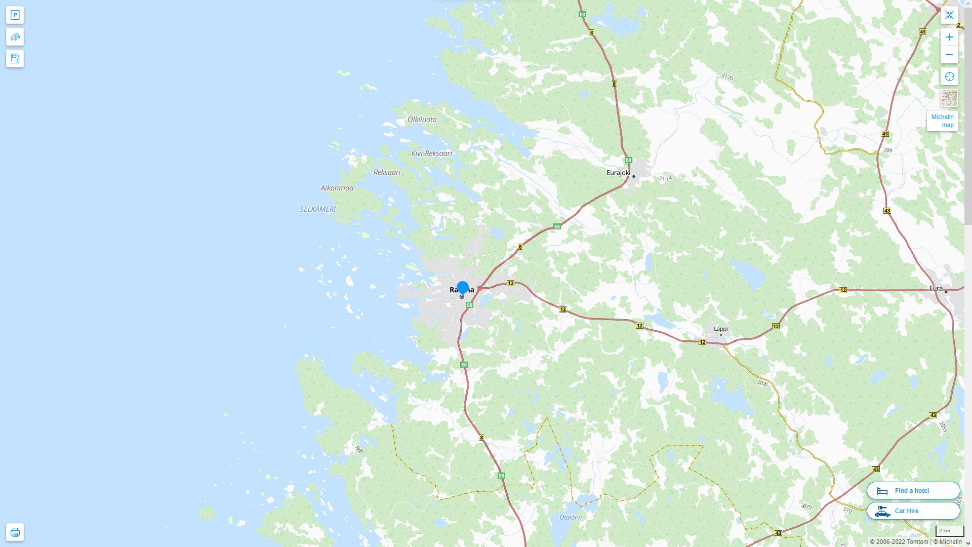 Rauma Map - Finland