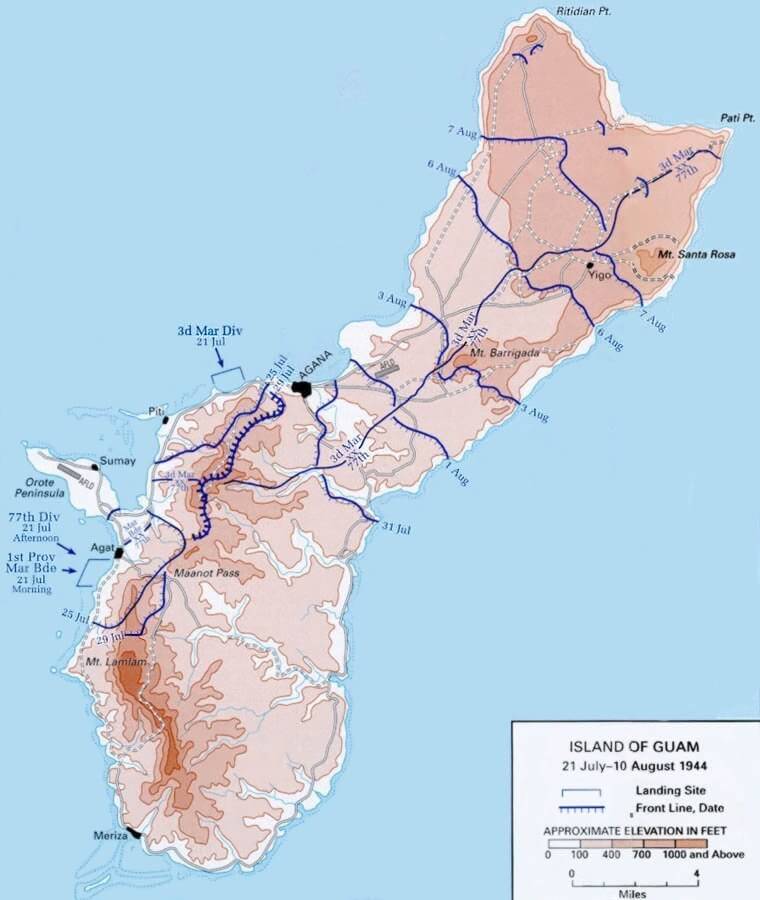 Guam Map