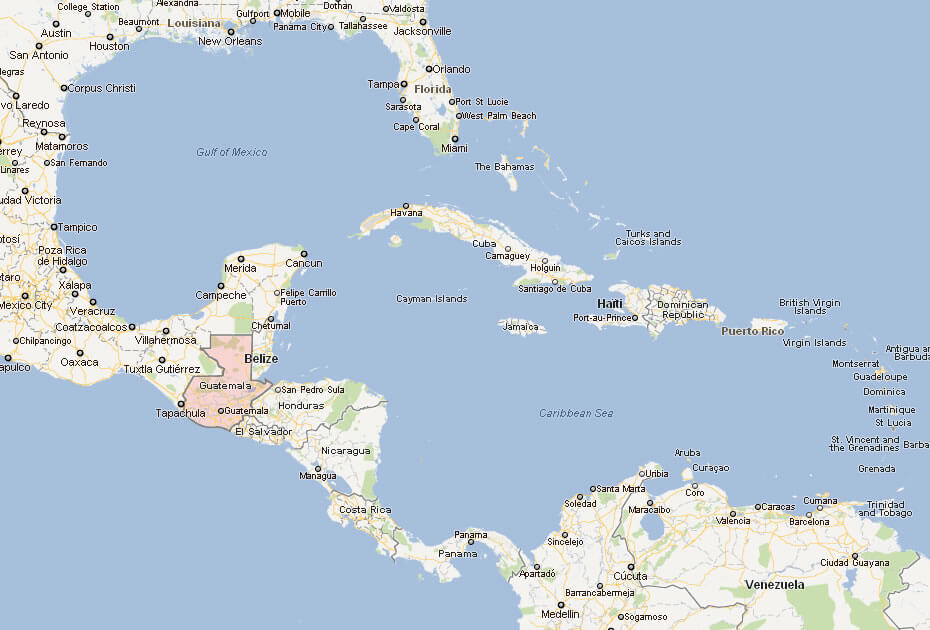 Guatemala Map