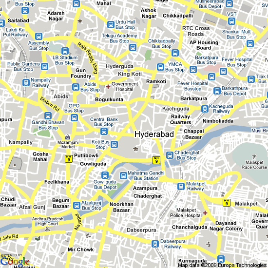 Hyderabad Map