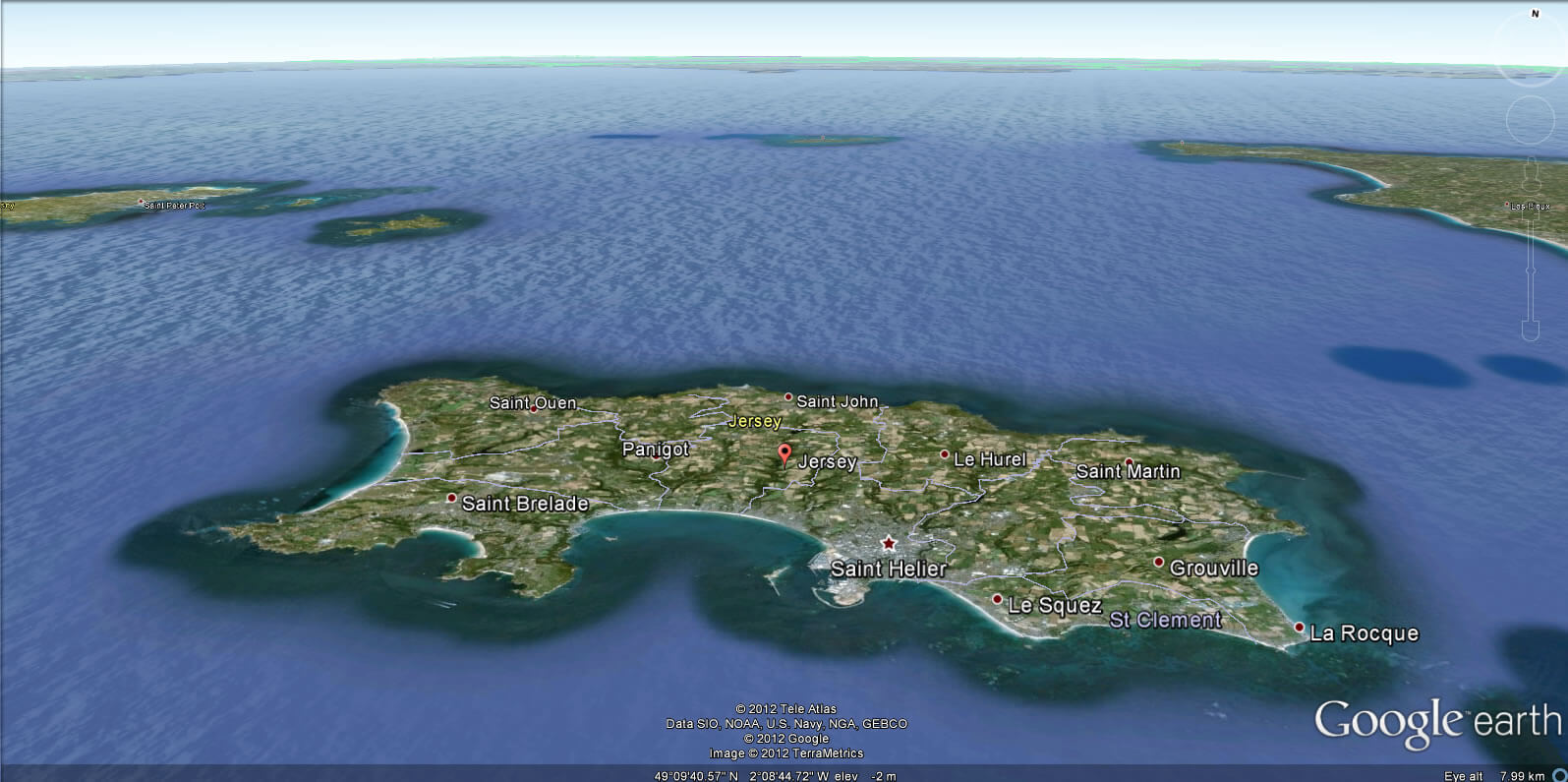 Jersey Map