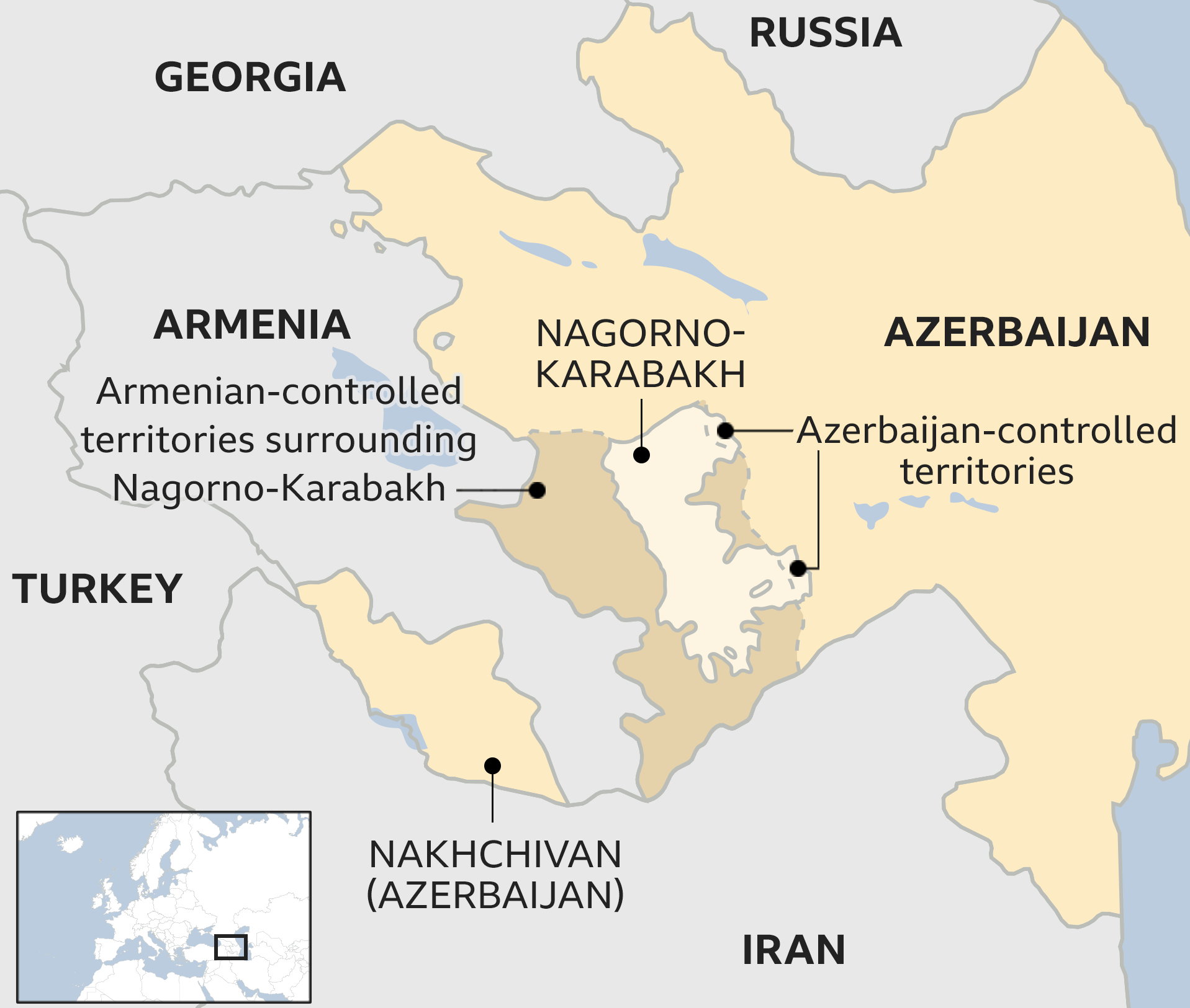 Nagorno Karabakh Map