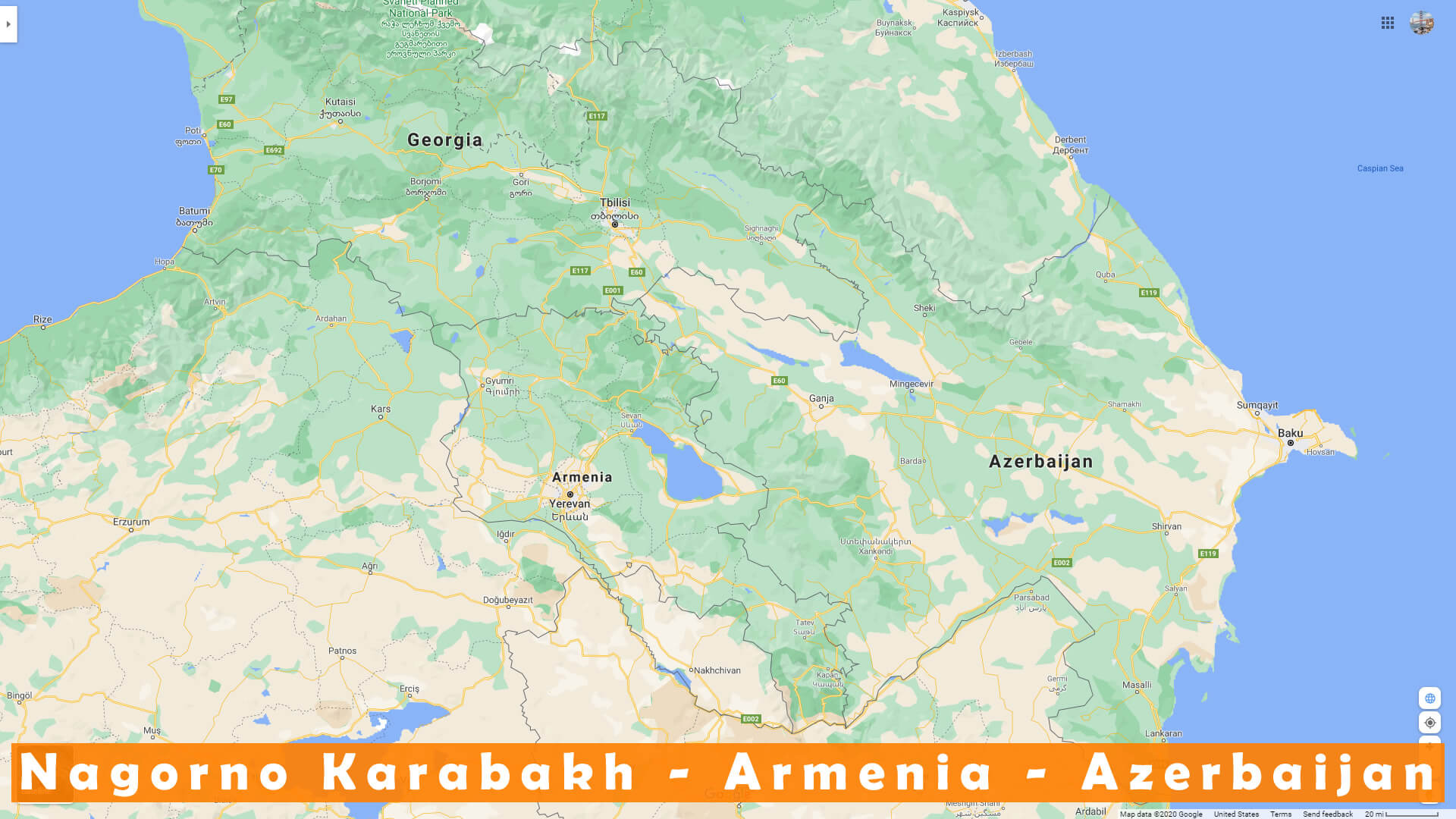 Nagorno Karabakh Map