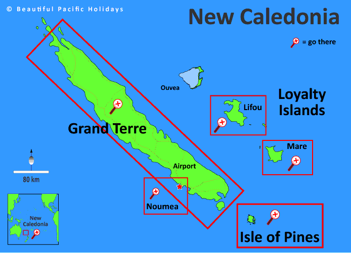 New Caledonia Map