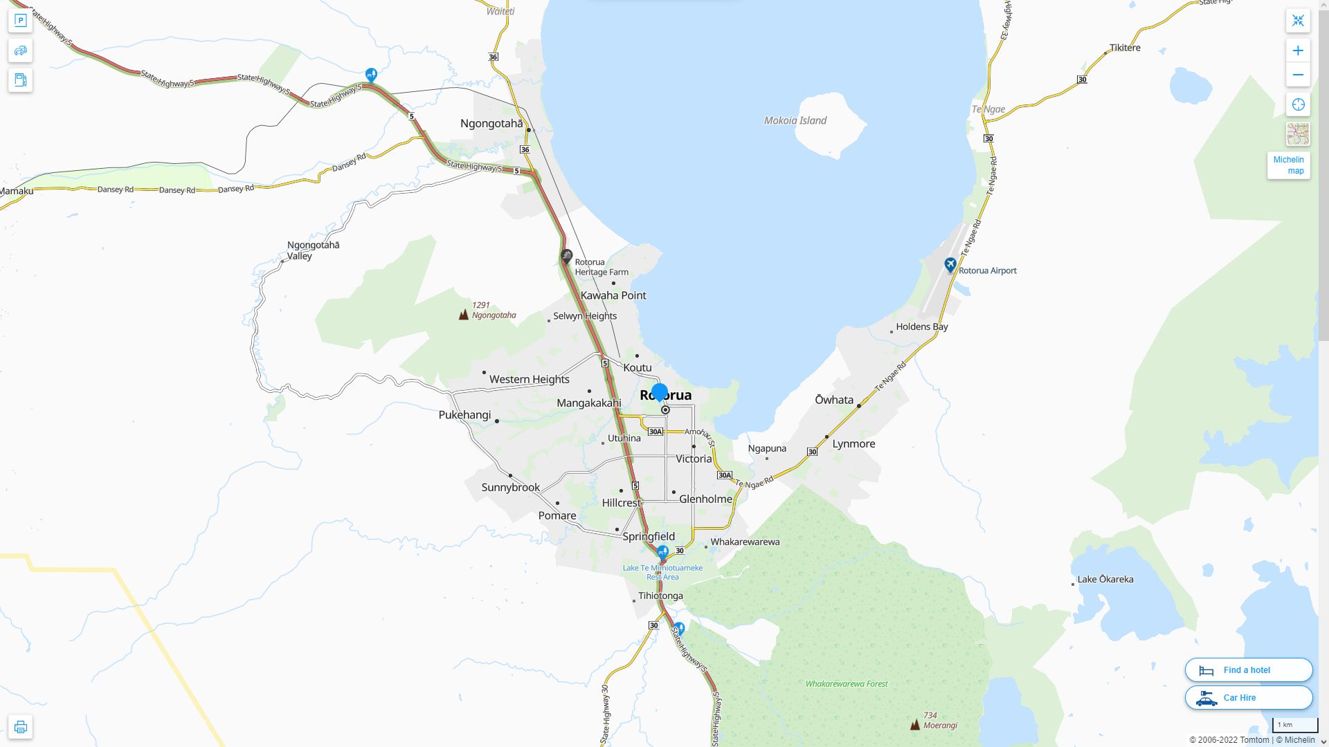 Rotorua Map