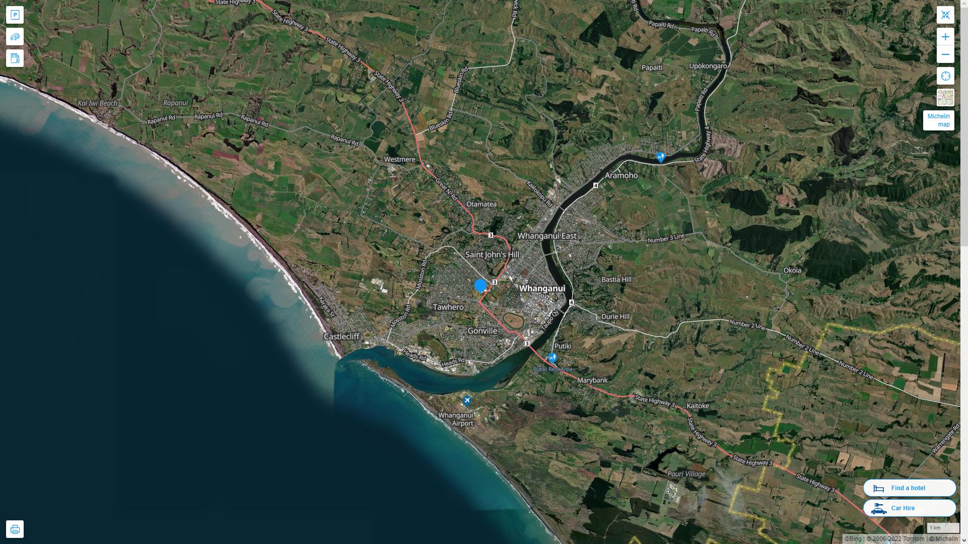 Whanganui Map