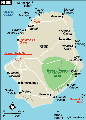 Niue Map