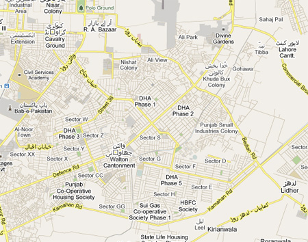 Lahore Map