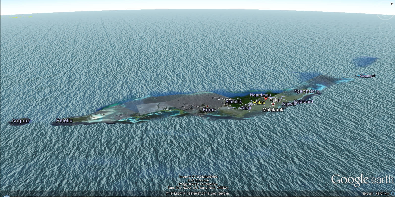 Palau Map
