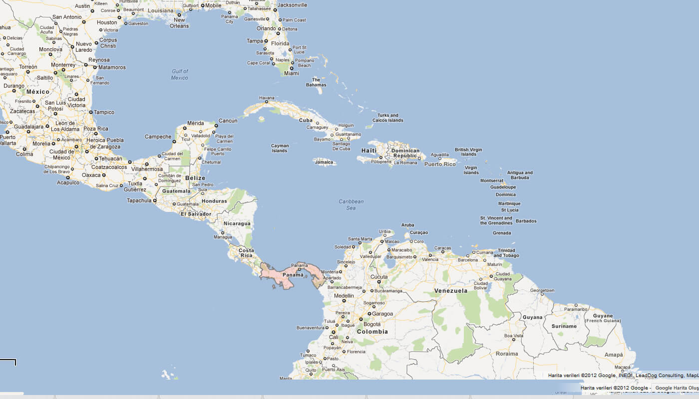 Panama Map