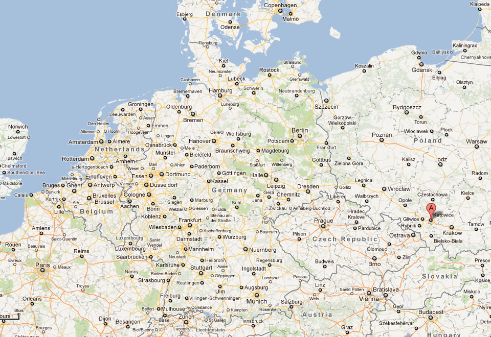Katowice Map