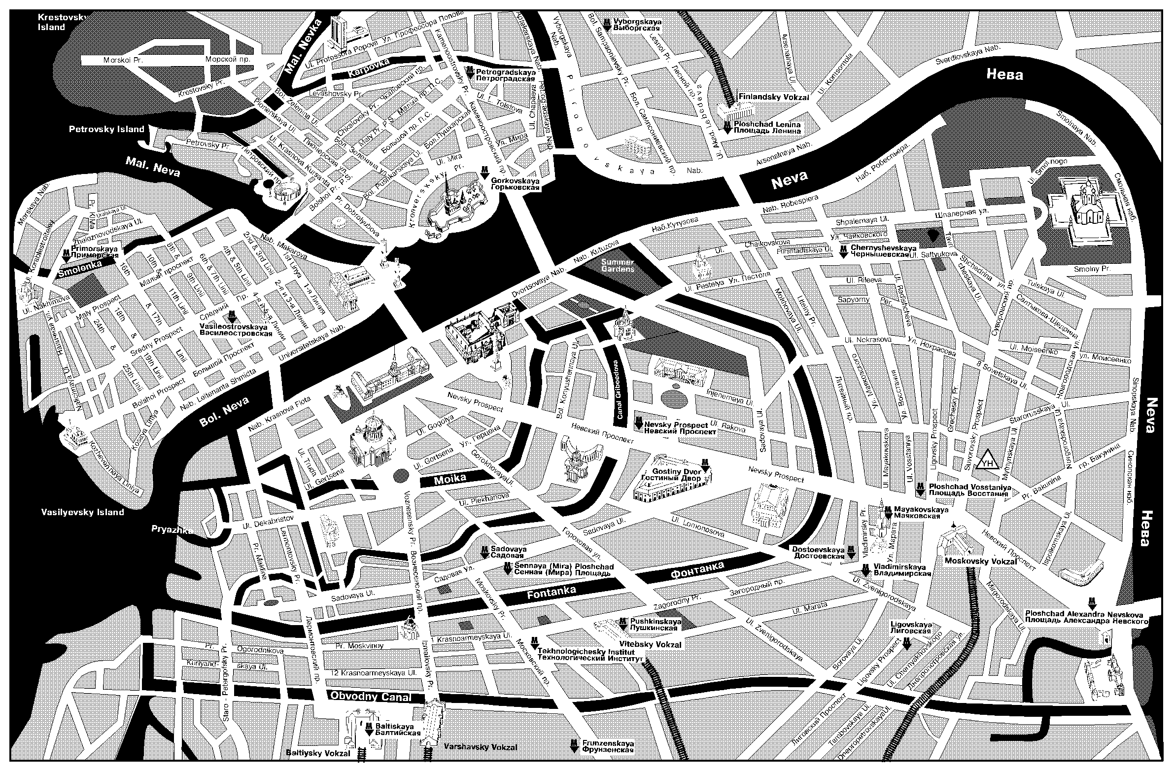 St. Petersburg Map