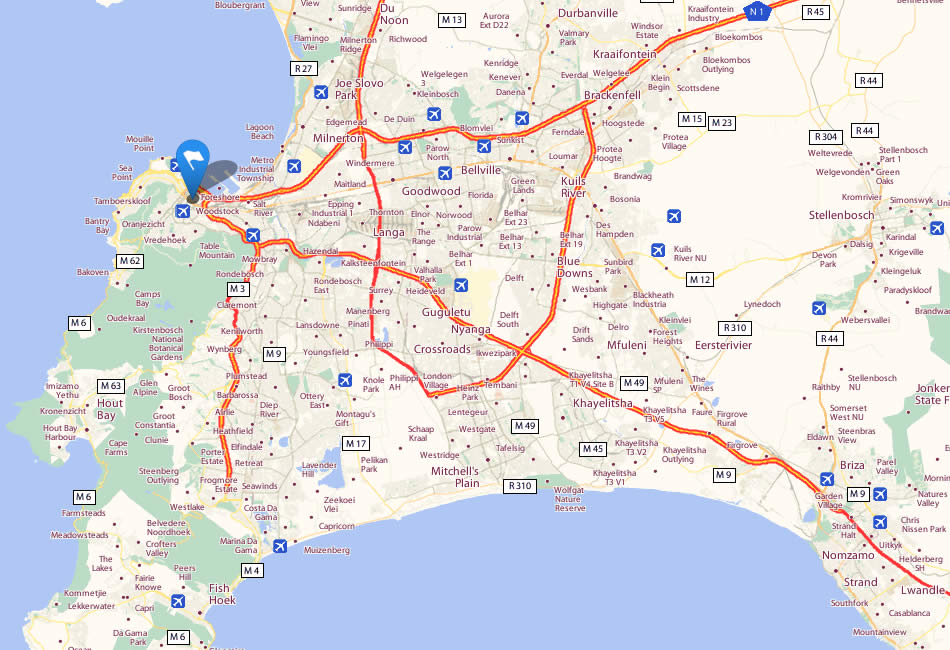 Cape Town Map