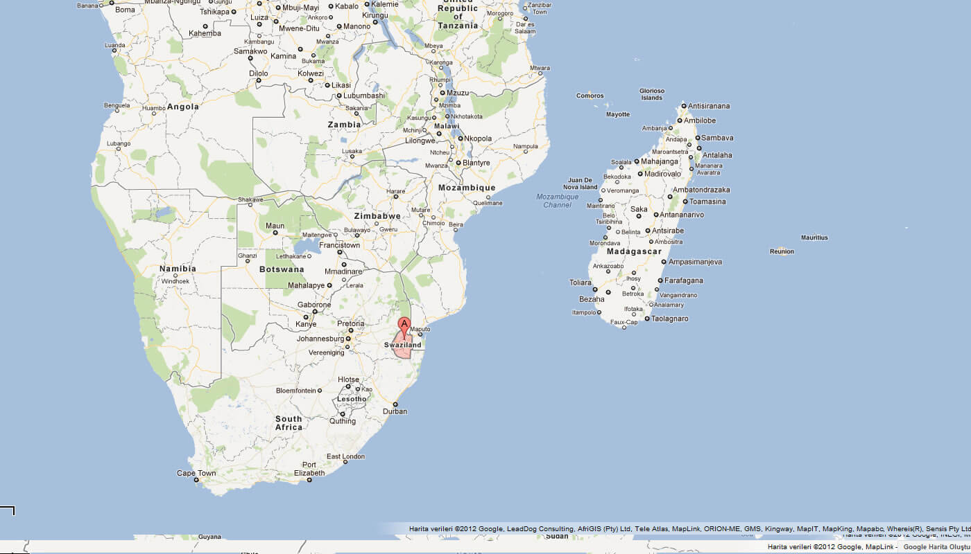 Swaziland Map