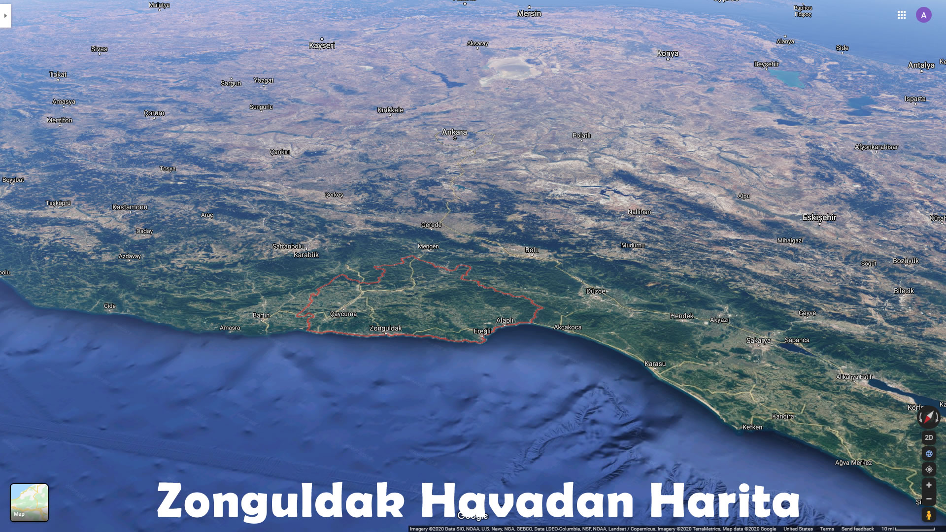 Zonguldak Map