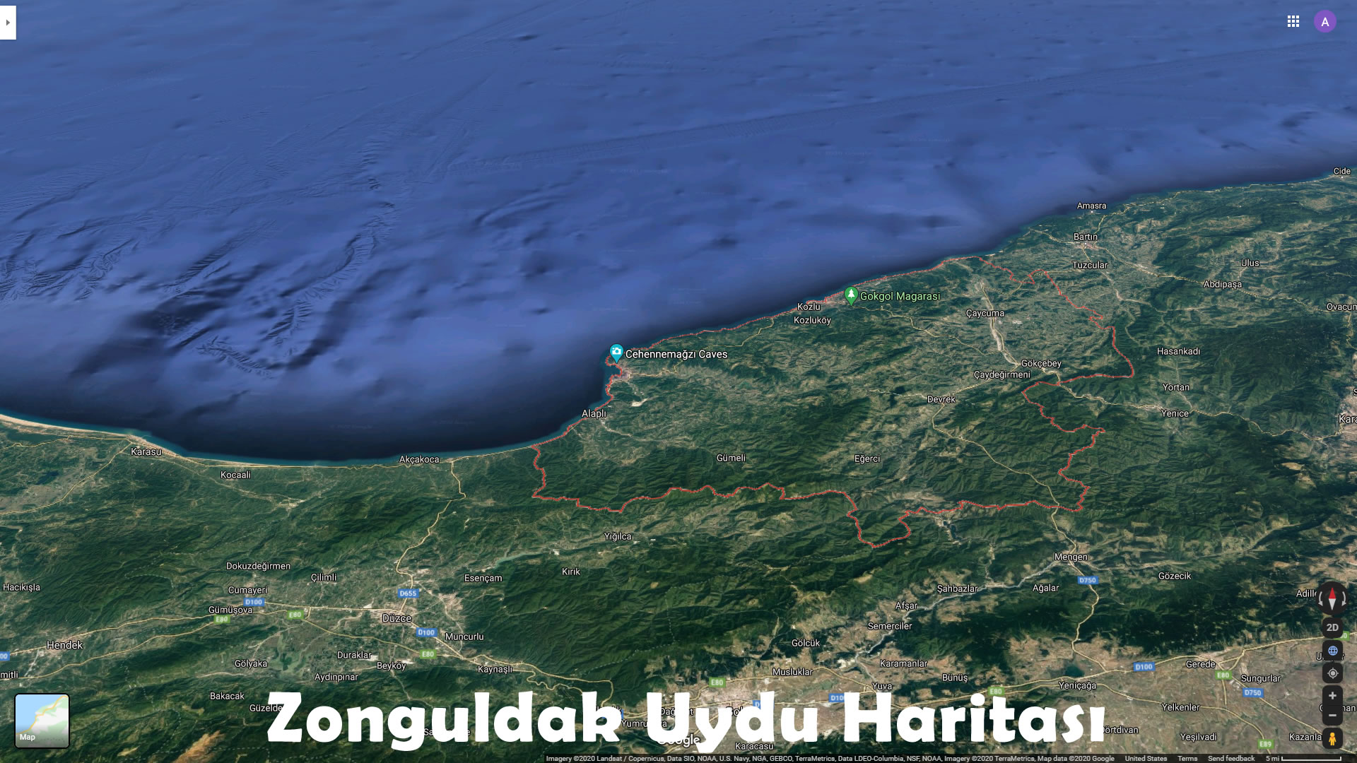 Zonguldak Map