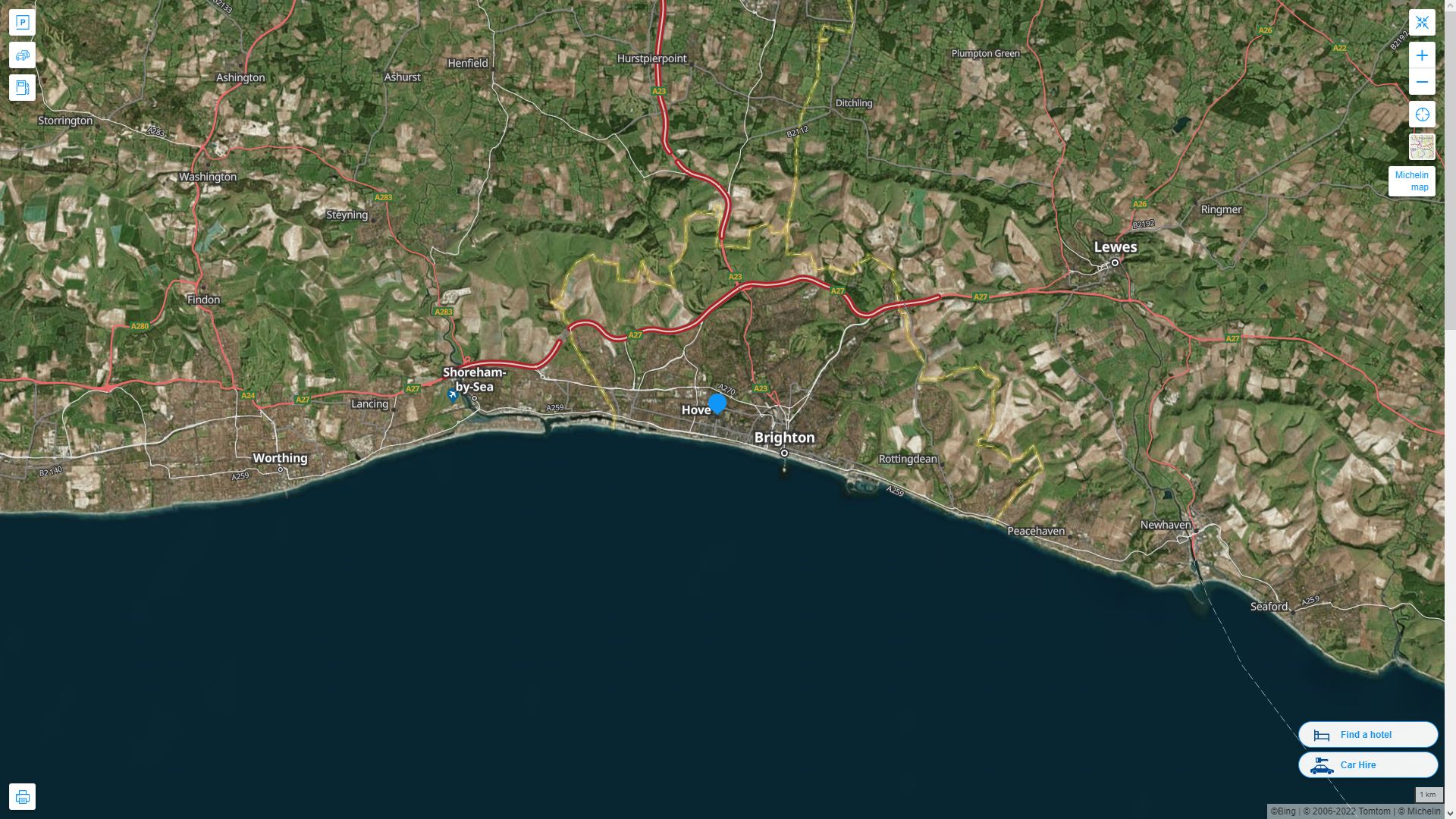 Hove Map