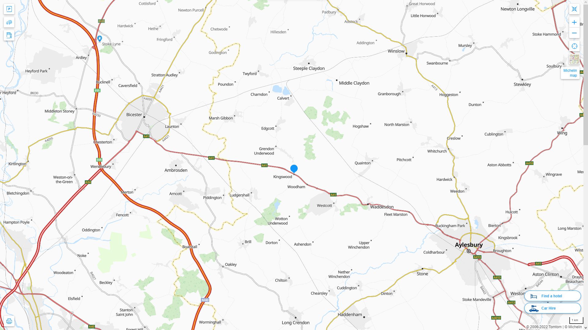 Kingswood Map - United Kingdom