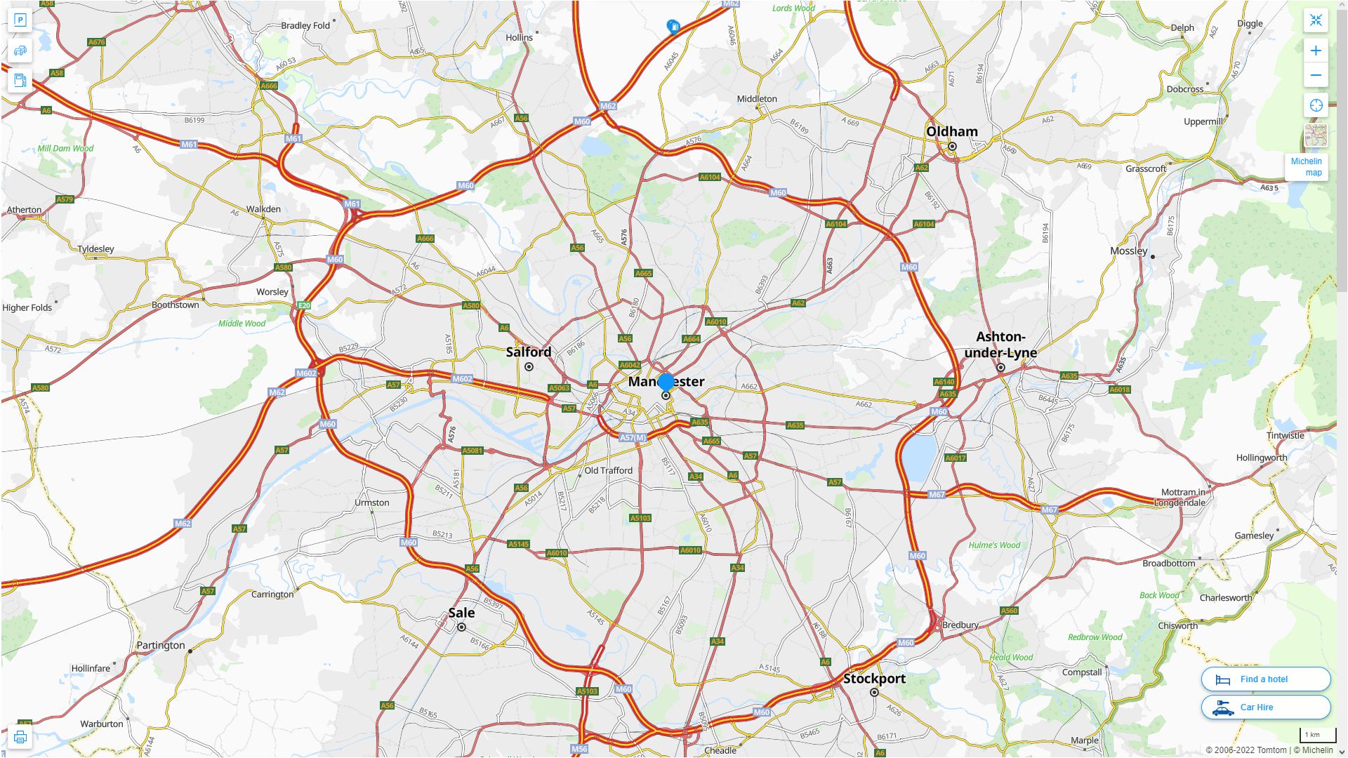 Manchester Map