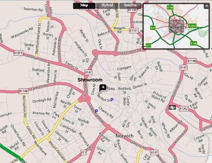 Norwich Map