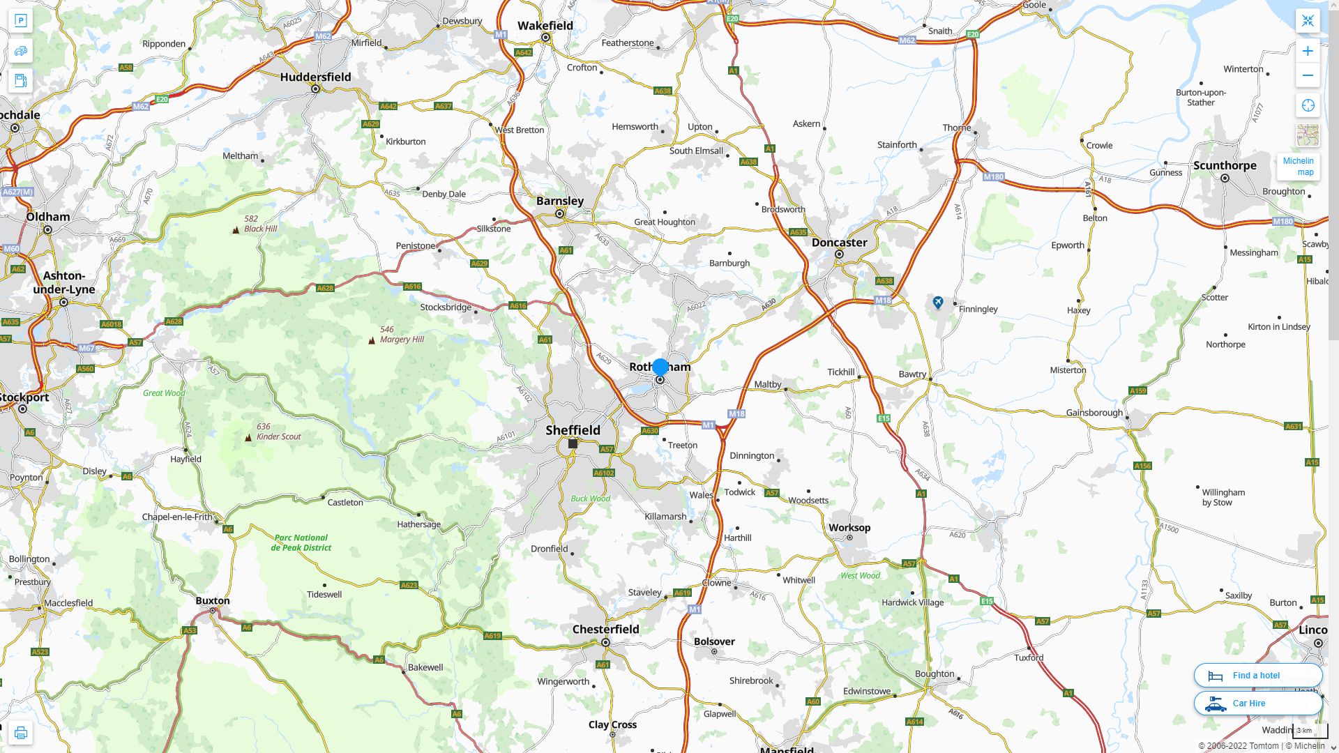 Rotherham Map