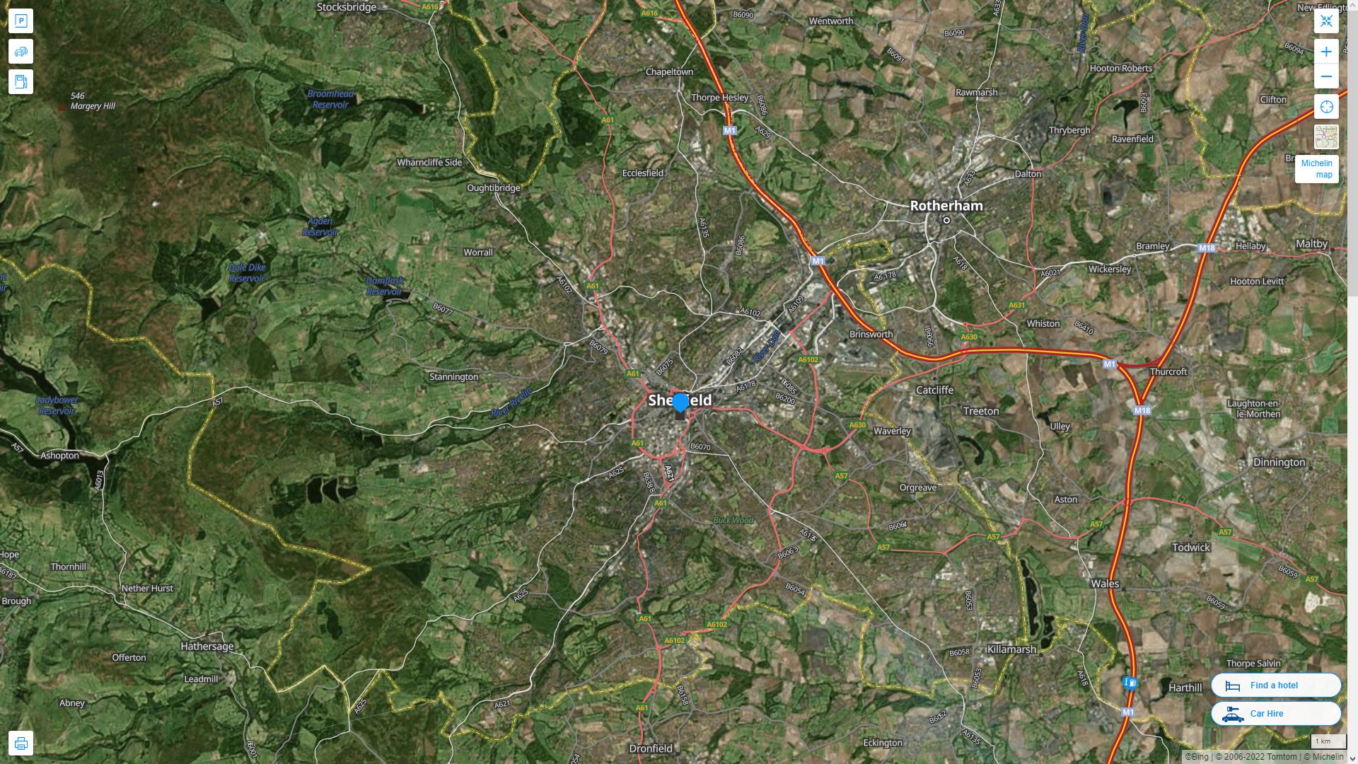 Sheffield Map