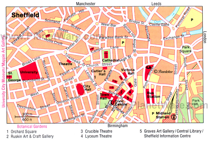 Sheffield Map