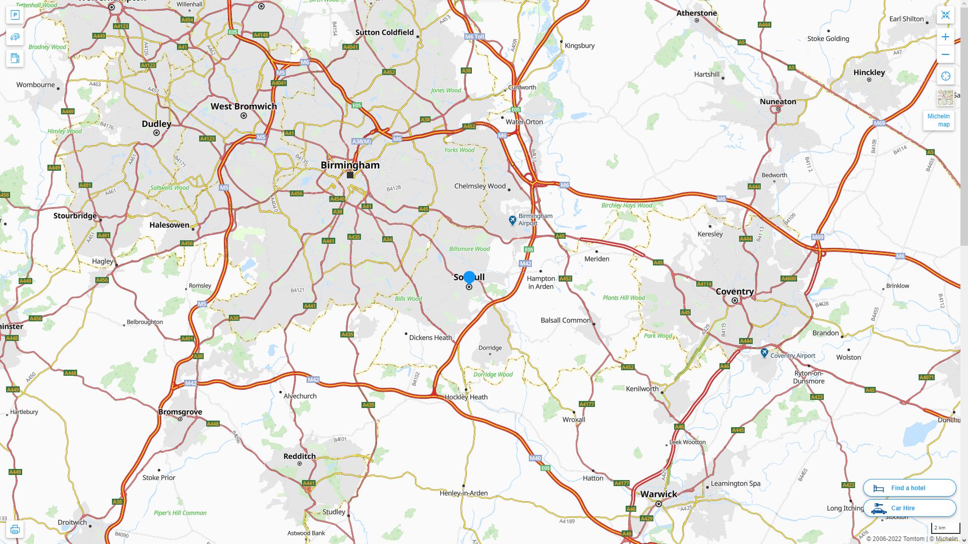Solihull Map