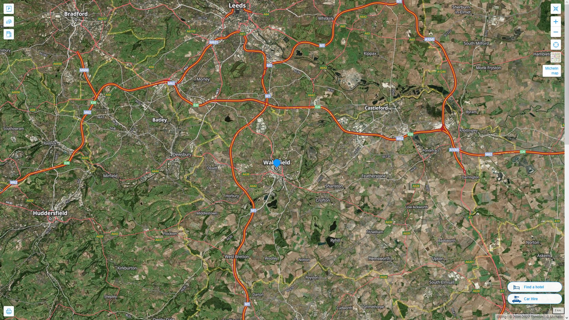 Wakefield Map