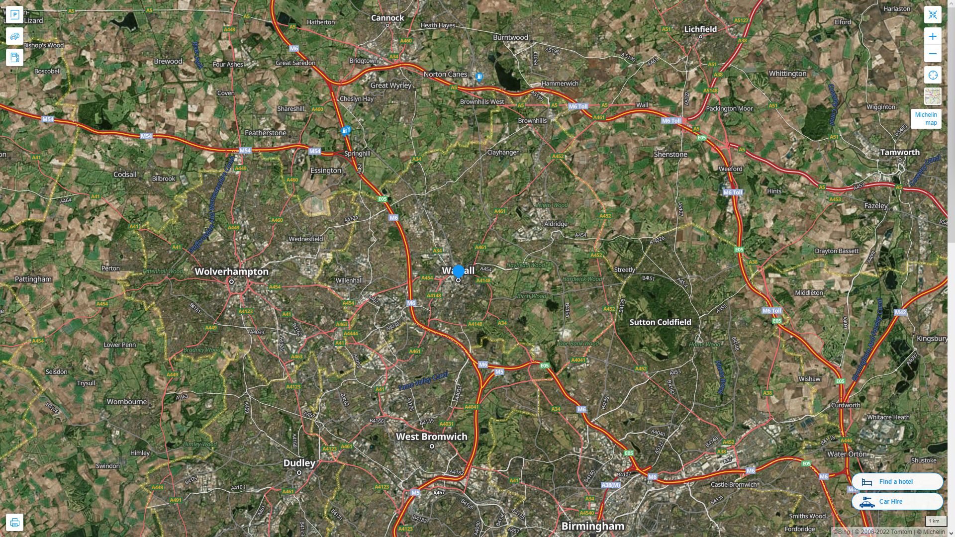Walsall Map