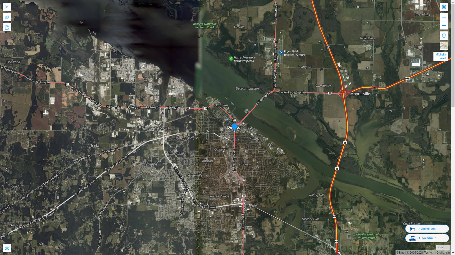 Decatur, Alabama Map