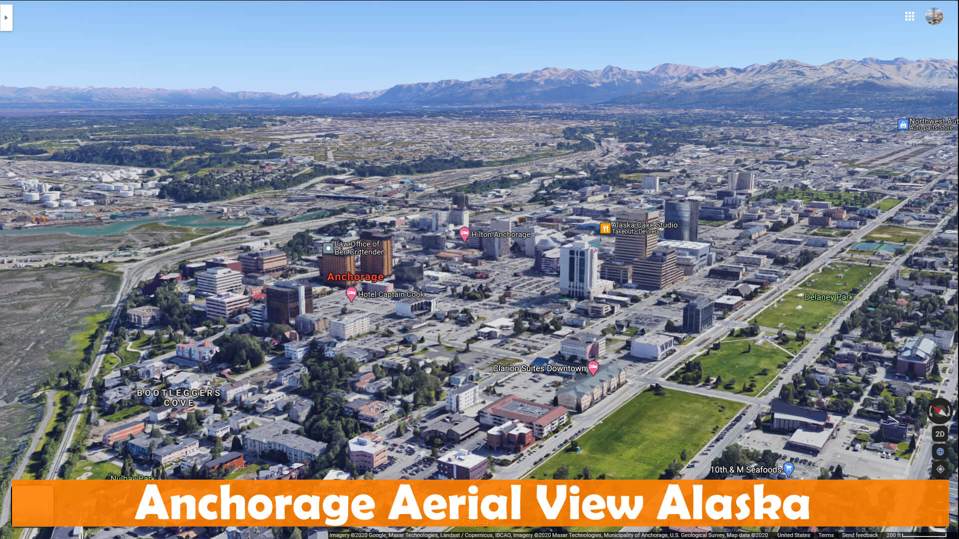 Anchorage, Alaska Map